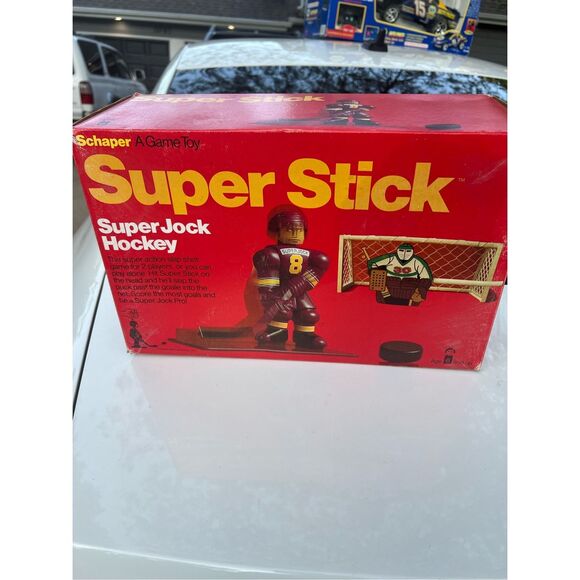 Schaper | Other | Vintage Schaper Super Stick Super Jock Hockey Game ...